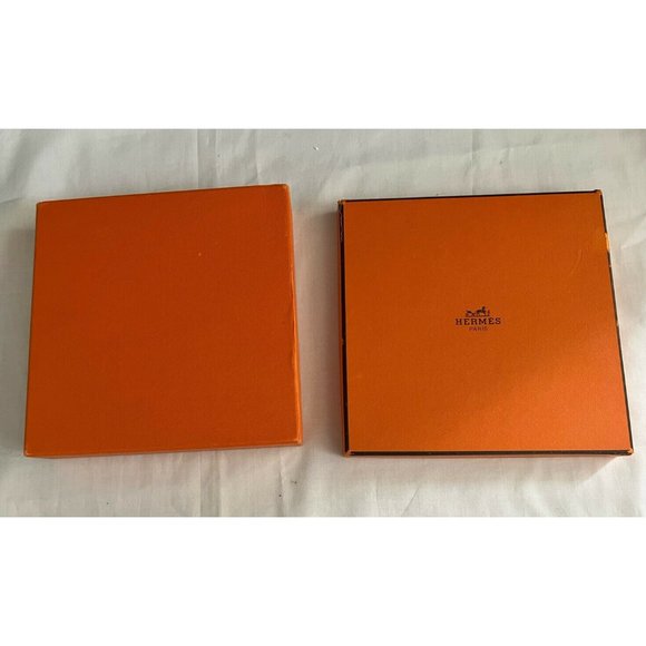 HERMÈS | Accessories | Hermes Gift Box Storage Cardboard Orange 77 X 77 ...
